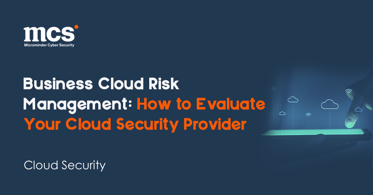 Business Cloud Risk Management: How to Evaluate Your Cloud Security ...