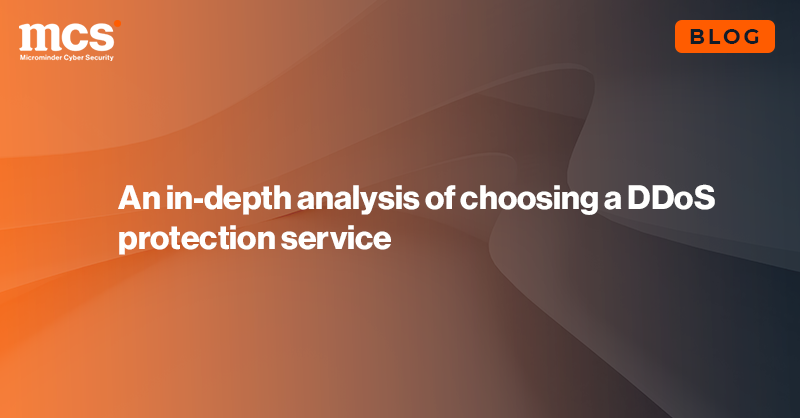 An in-depth analysis of choosing a DDoS protection service ...